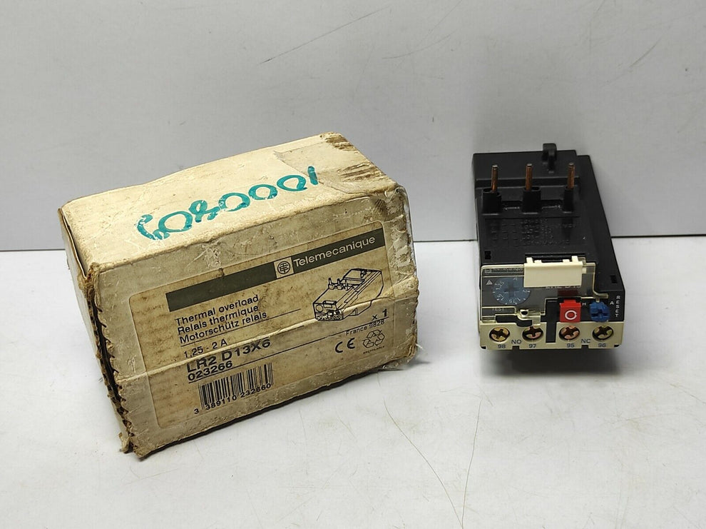 Telemecanique LR2 D13X6 Thermal Overload Relay 1.25-2A – S N Marine