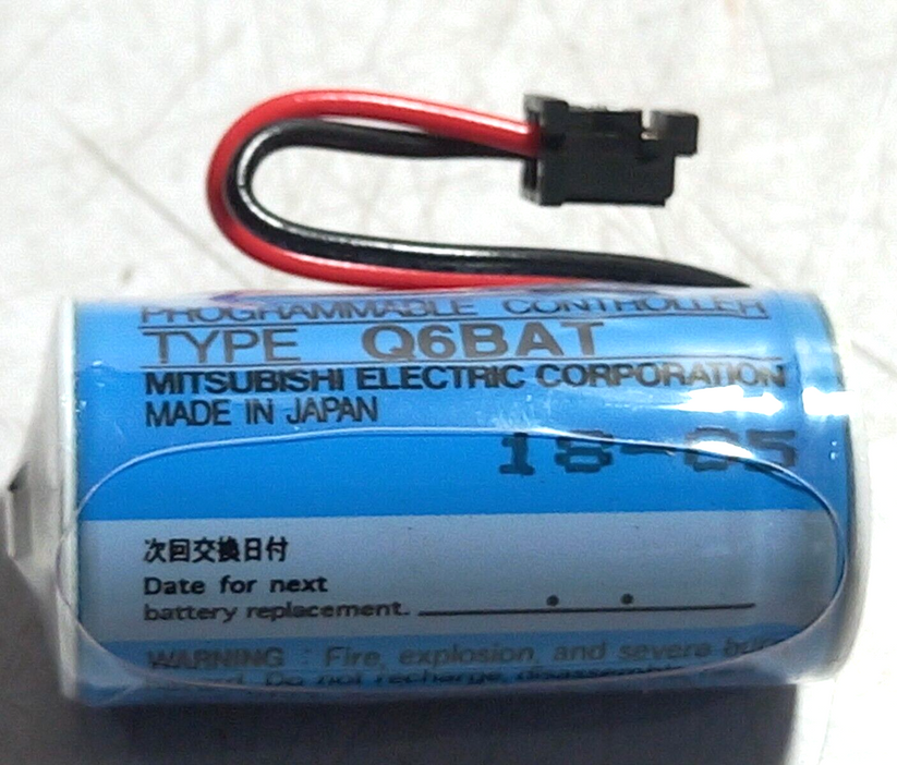 Mitsubishi CR2/3 8.L (3V) Lithium Battery Q6BAT Programmable Controlle ...