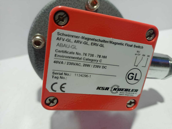 KSR Kuebler ABAU-GL Magnetic Flow Switch – S N Marine
