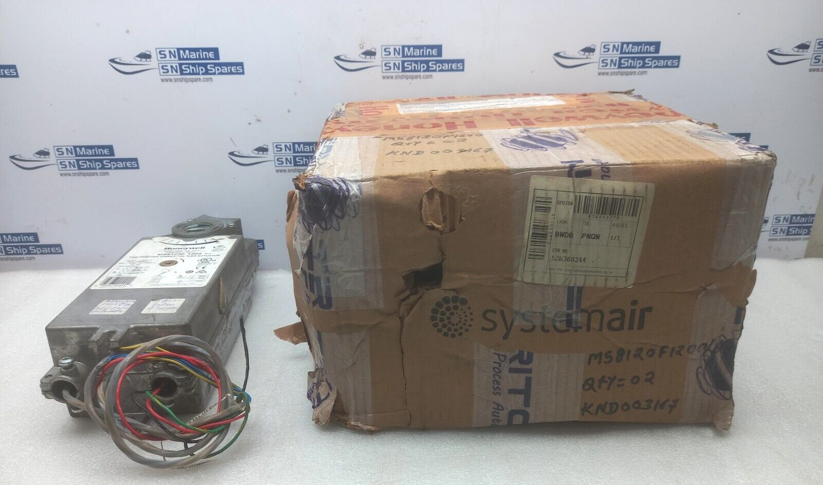 Honeywell MS8120F 1200 Two Position Direct Coupled Actuator Rev H – S N ...