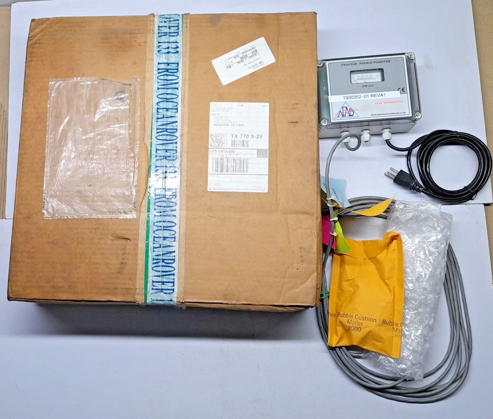 Afab PR-111 Process Refractometer 1930352-01 Rev A1 Refractometer STD ...