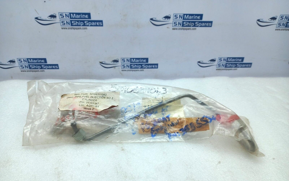 Perkins 35355347 Fuel Injection NO2 Cylinder Pipe – S N Marine