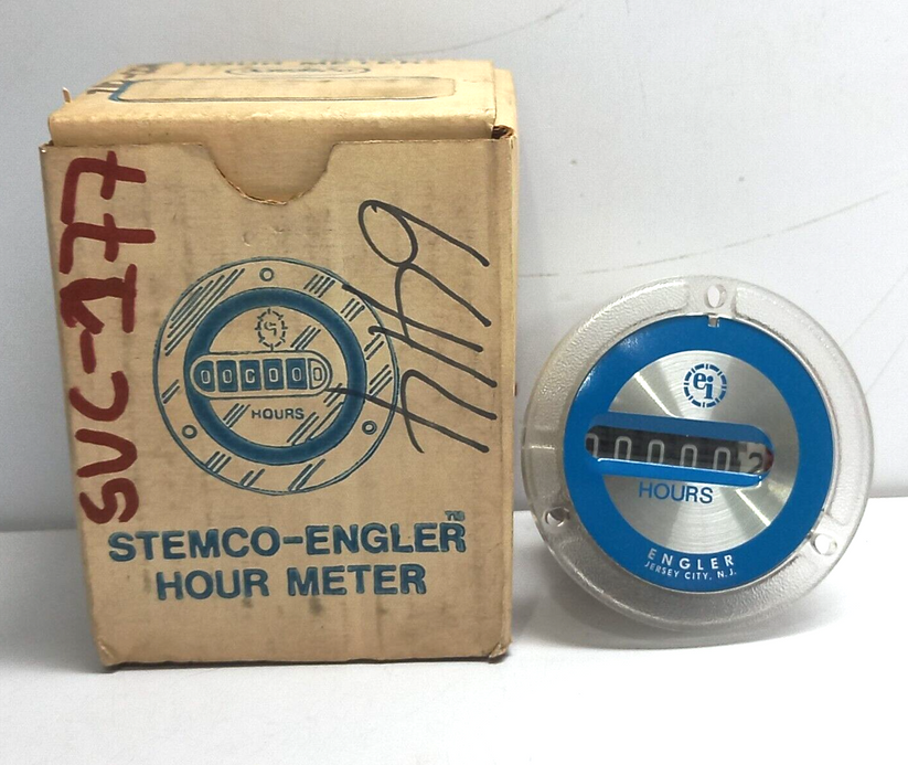 Stemco Engler 710-0014 Hour Counter Redington 240V 60Hz Hour Meter E44 ...