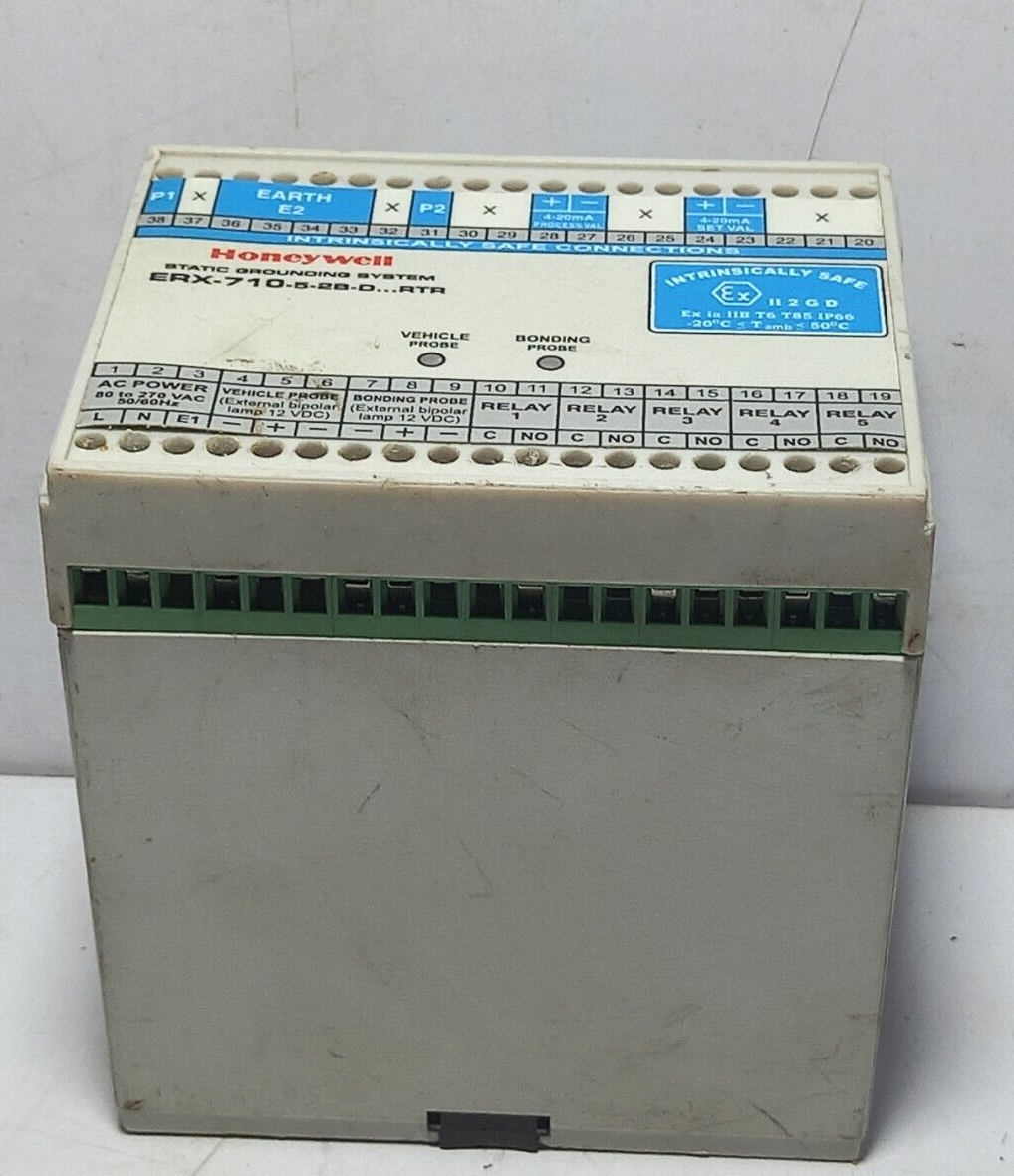 Honeywell ERX-710 Earthing Relay / ERX-710-5-2B-D Static Grounding Sys ...