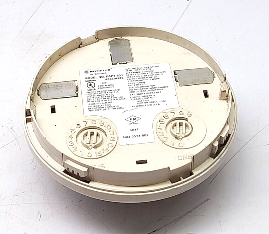 Honeywell Notifier FAPT-851 Smoke Detector Head – S N Marine