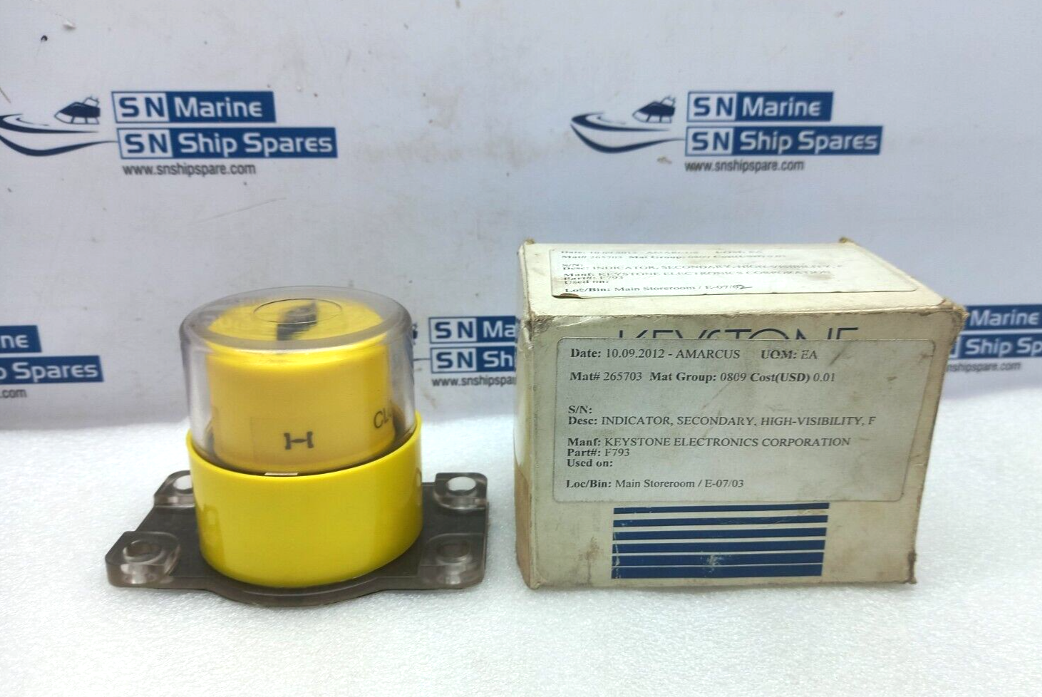 Keystone Electronics F793 High-Visibility Secondary Indicator – S N Marine