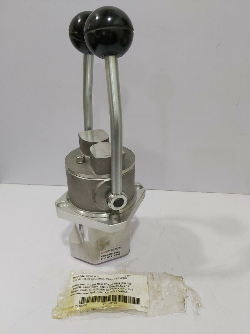 David Brown C9634910063 Pilot Control Valve With 2 Levers NOV-190023+7 ...