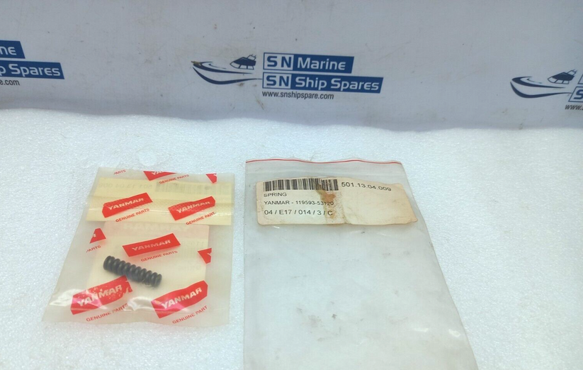 Yanmar 119593-53120 Spring 3PCs In Lot – S N Marine